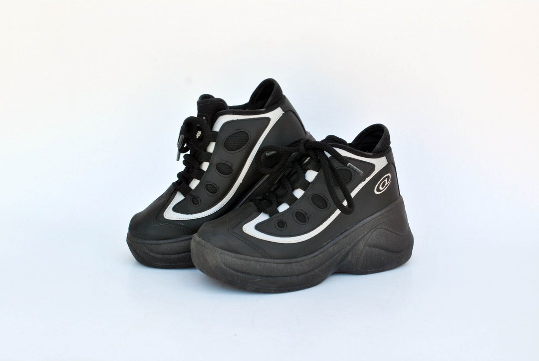 Platform Sneakers Platform Shoes Black Boots Buffalo Boots Vintage ...