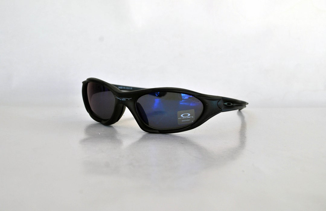 Total Black Matrix Rave Sun Glasses Sport Rave Vintage Retro Eye Wear ...