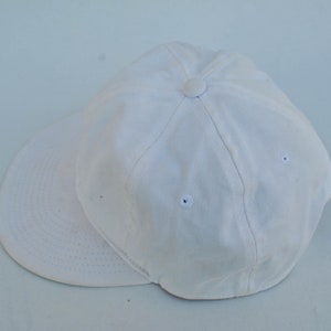 White Strapback Hat Trucker Hat Baseball Cap Mesh Hat Hip Hop Hat Flat ...