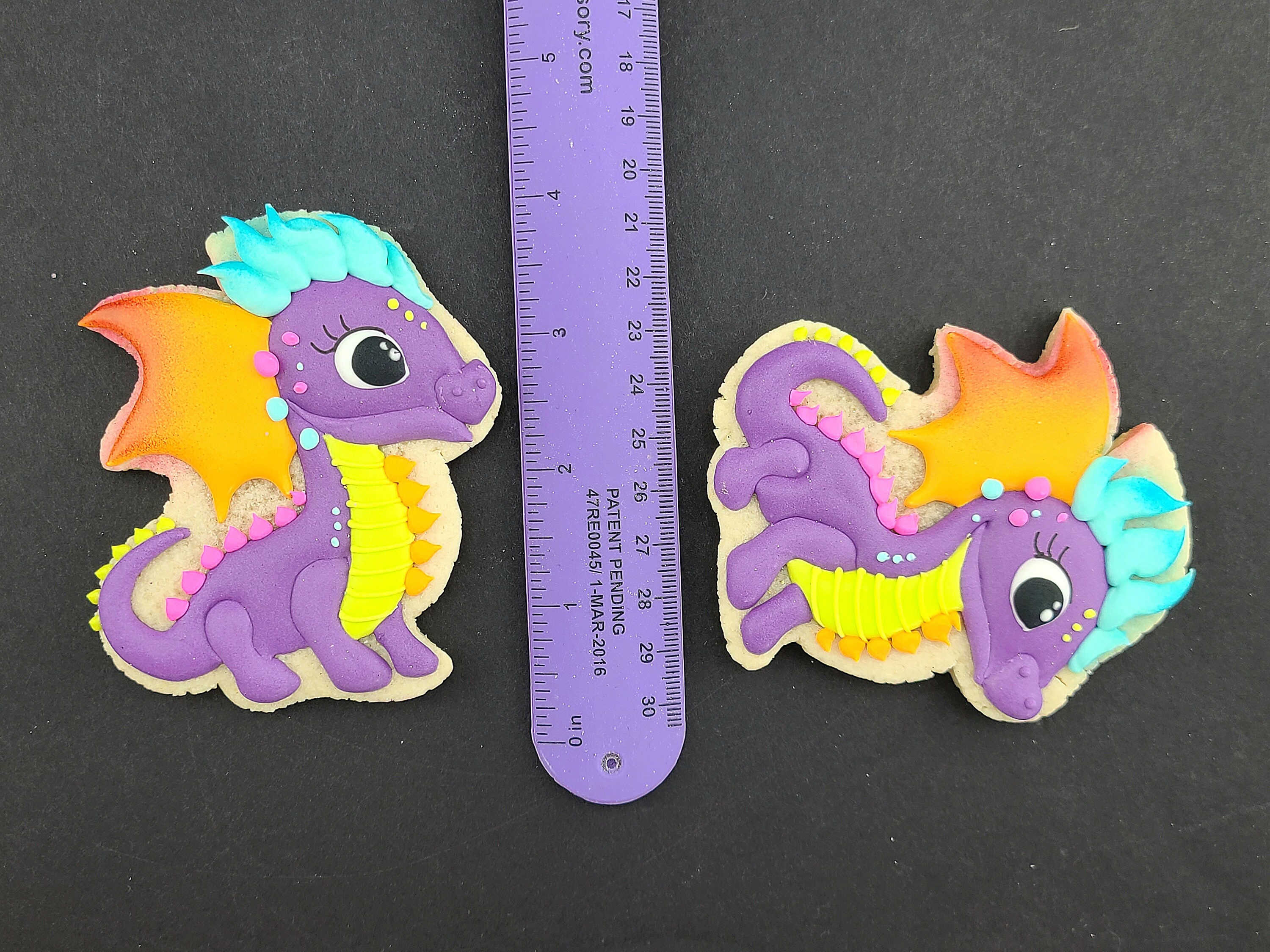 Dragon Custom Decorated Sugar Cookies (1 Dozen) - Etsy