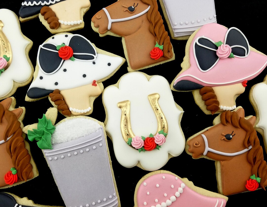 Kentucky Derby Theme Sugar Cookies - Etsy
