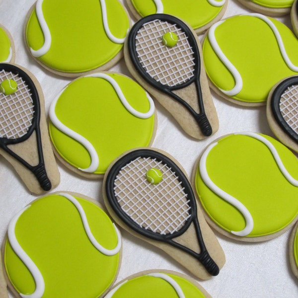 Tennis Cookies - Etsy