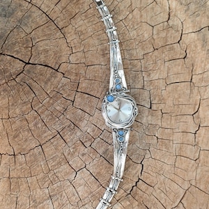 Handcrafted Sterling Silver Watch Bracelet: Citrine & Peridot, Custom ...