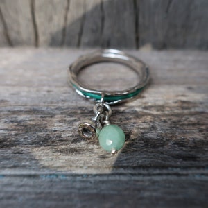 Silver Charm Dangle Ring for Women Dainty Minimalist Ring With Charms ...