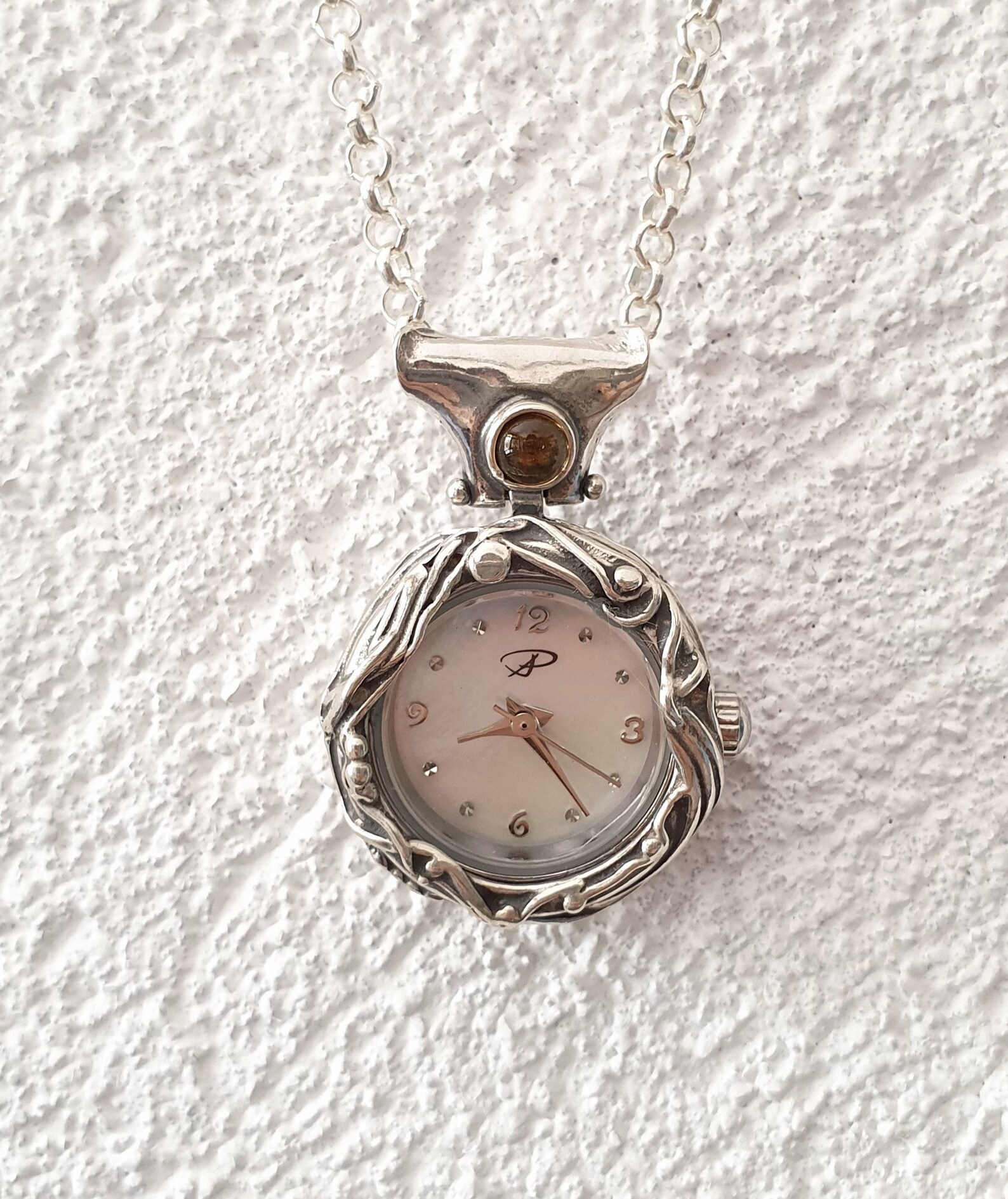 Sterling silver watch jewelry for women Antique long elegant | Etsy