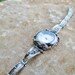 Handmade Fine Silver Bracelet Watch Dainty Silver Watch for - Etsy