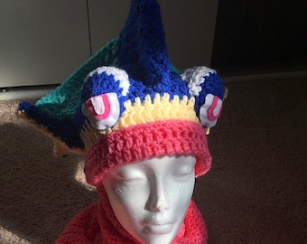 Greninja Hat / Scarf Crochet Pattern PDF - Etsy