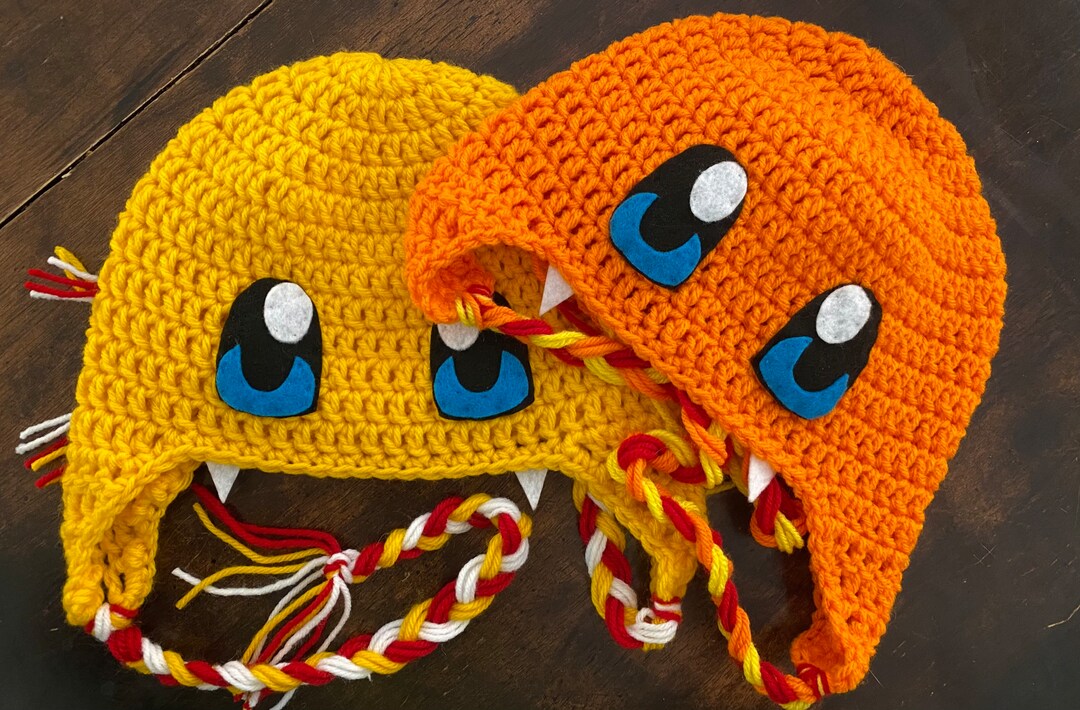 Pokemon Charmander Crochet Hat - Etsy