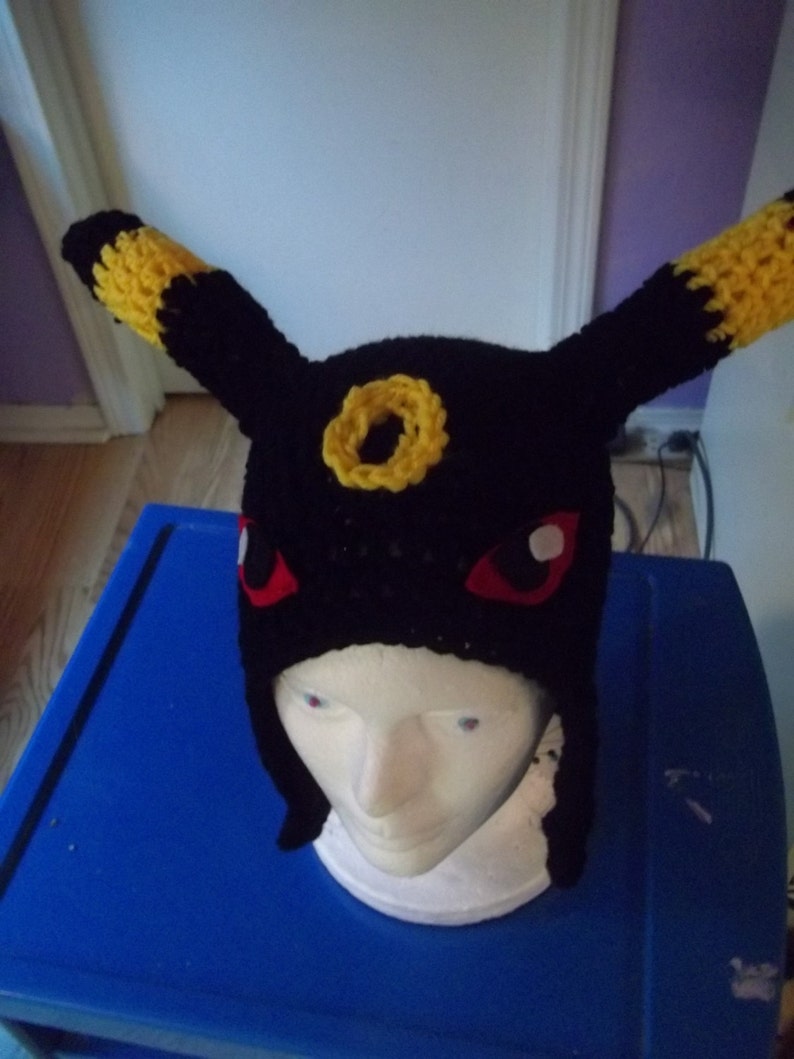 Umbreon Hat Adult Size - Etsy