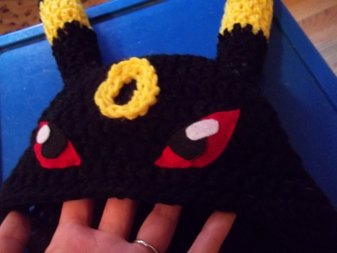 Umbreon Hat Adult Size - Etsy