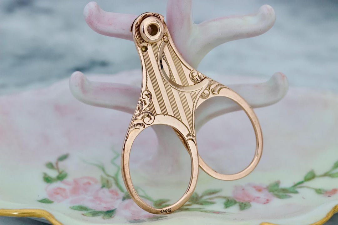 Antique Cigar Cutter Dated December 25 1916, Solid 10k Rose Gold, Late ...