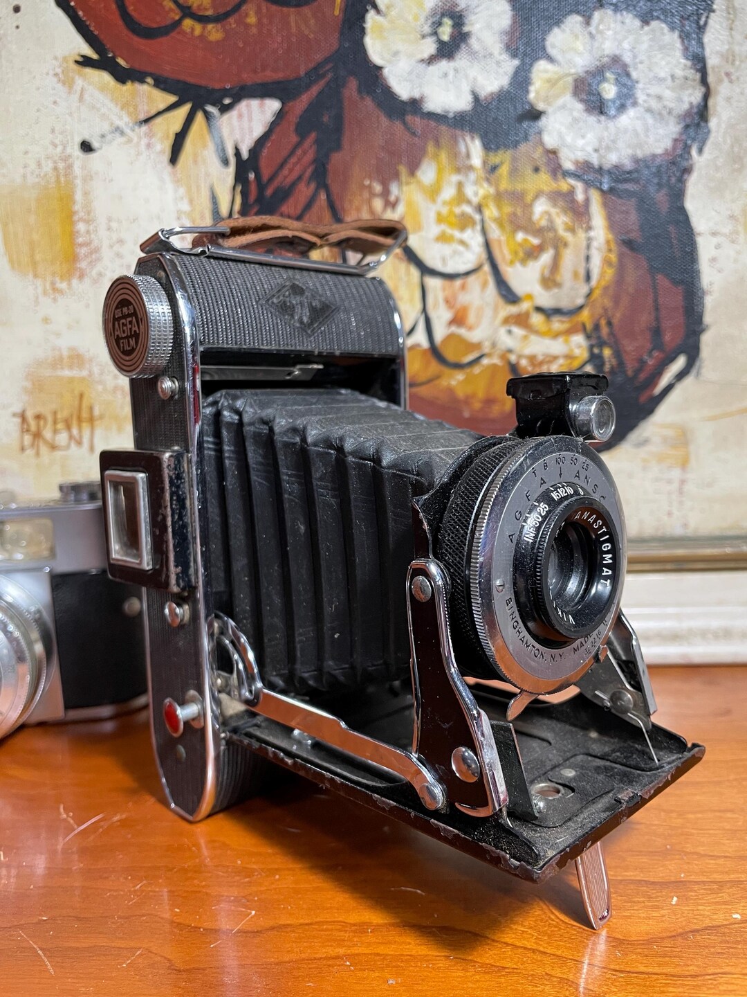 Vintage Agfa Medium Format Folding Camera - Etsy