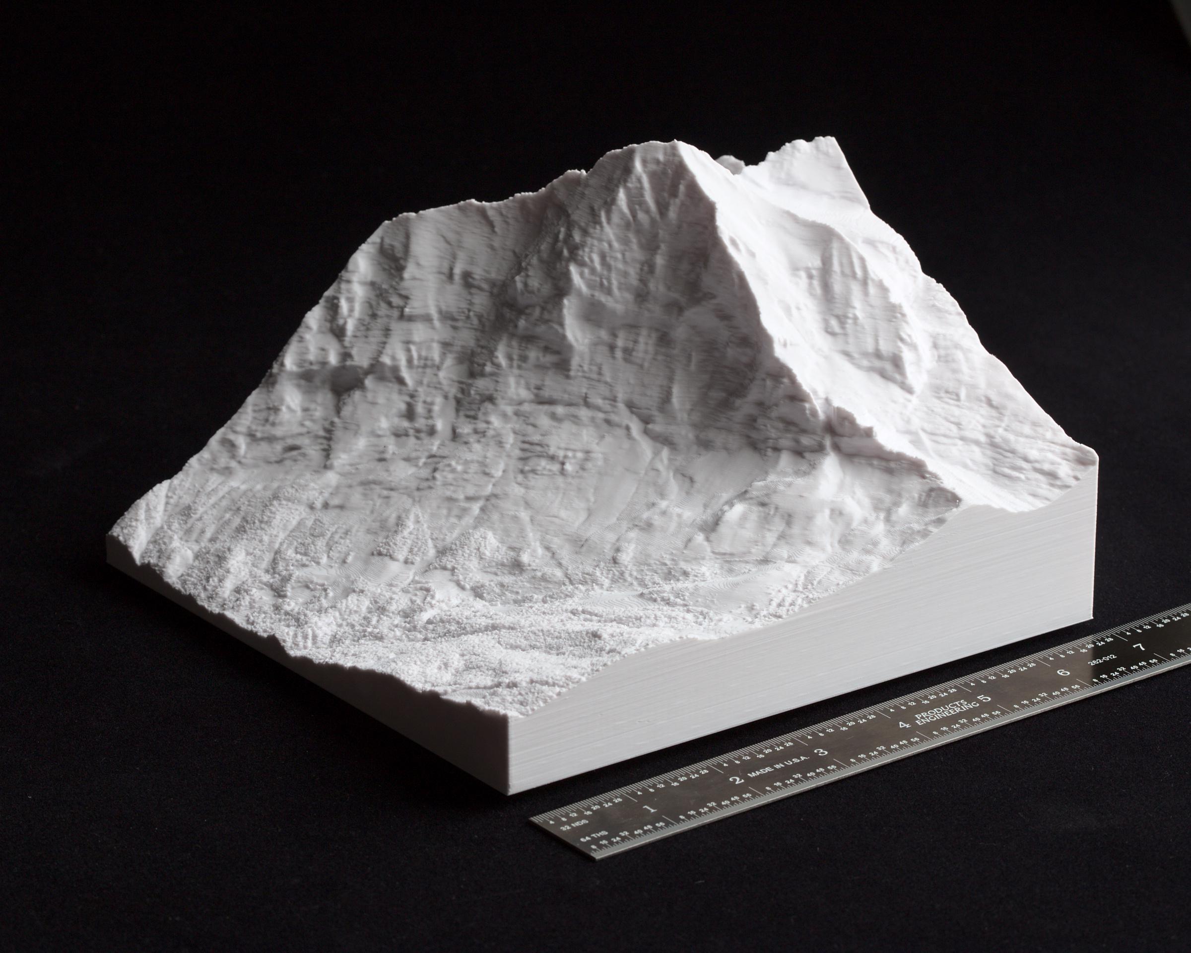 Eiger, 3D Printed Mountain - Etsy