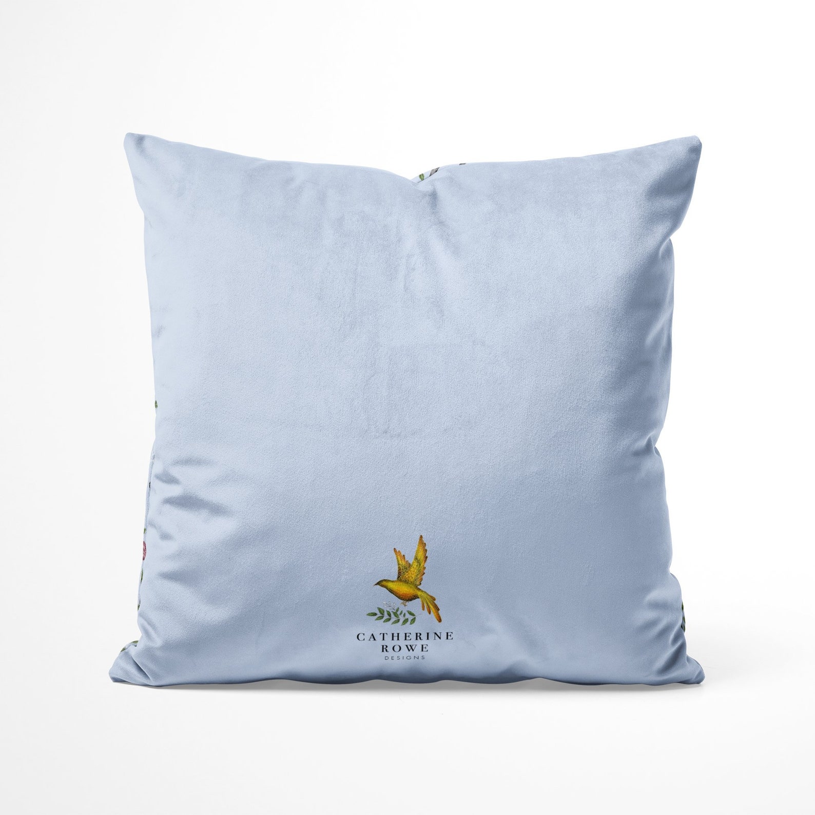 Amsterdam Pattern in Powder Blue Luxury Velvet Cushion - Etsy UK