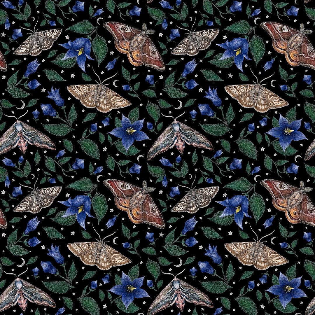 Whisper of Moths Pattern Wallpaper - Etsy