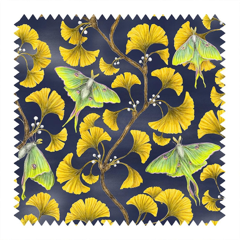 Ginkgo Fabric - Etsy UK
