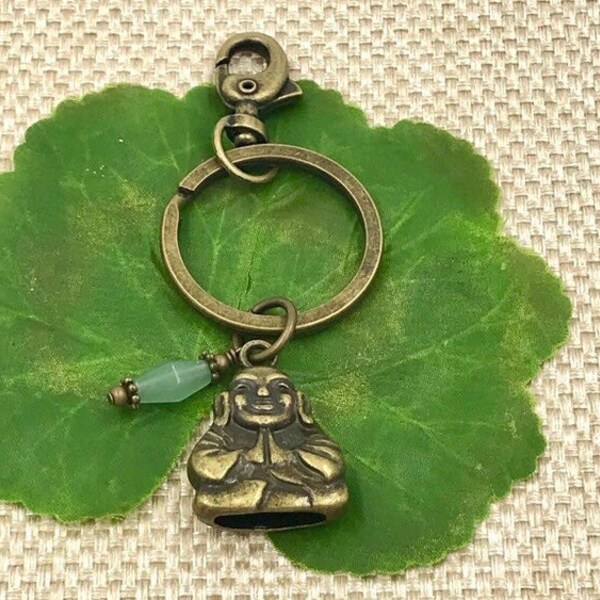 Buddha Key Ring - Etsy