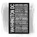 Washington DC 2 Subway Sign Fine Art Print Modern Chalkboard Typography ...