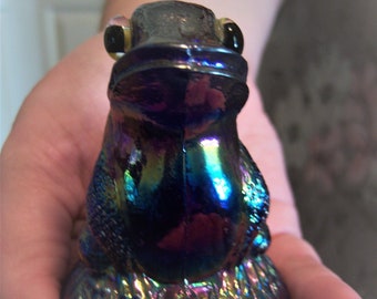 Carnival Glass Frog - Etsy