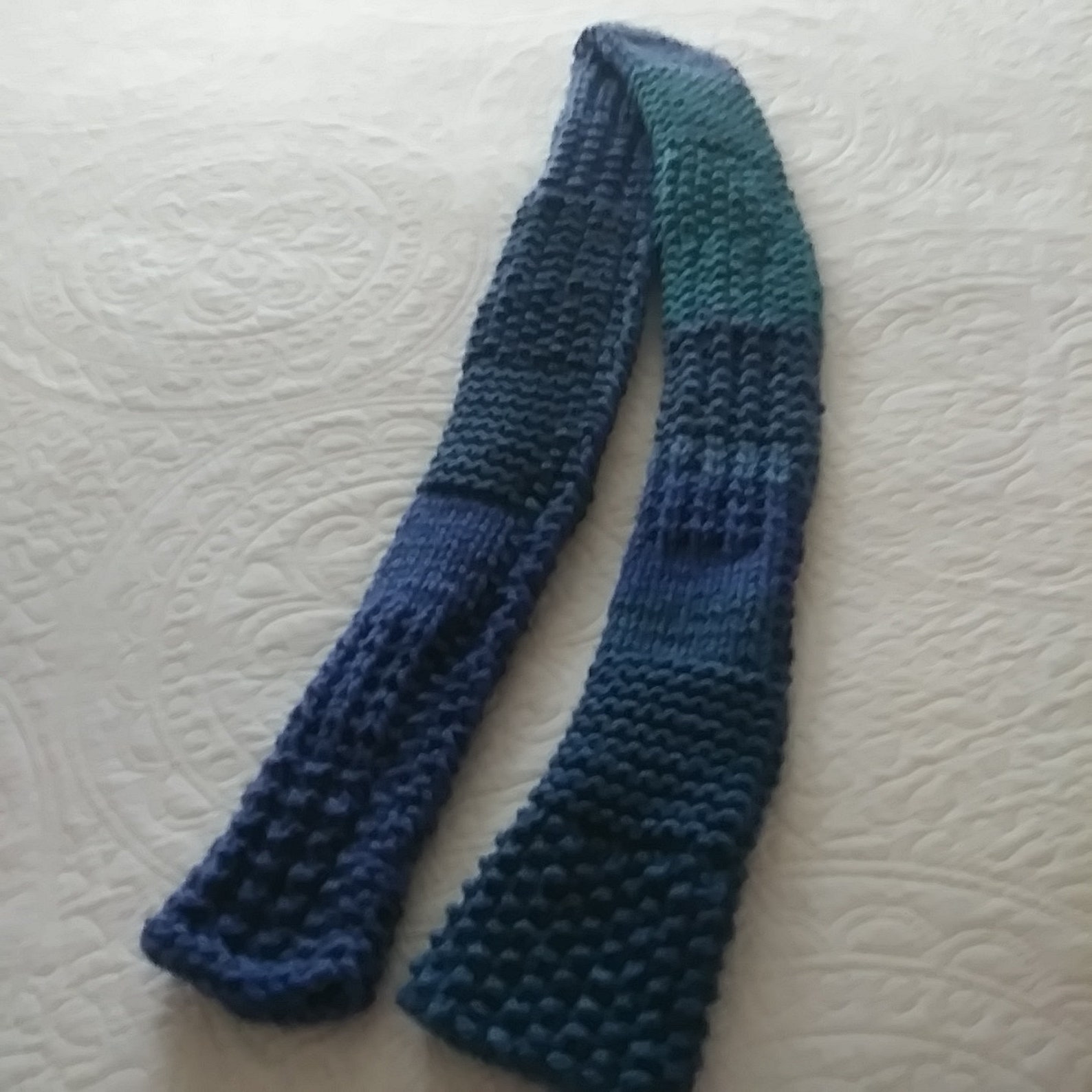 Hand Knit Chunky Sampler Scarf Ready to Ship - Etsy
