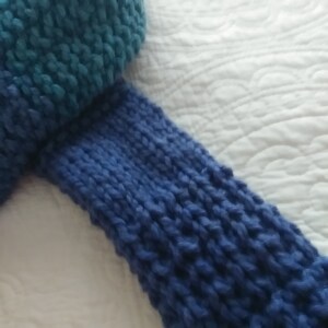Hand Knit Chunky Sampler Scarf Ready to Ship - Etsy
