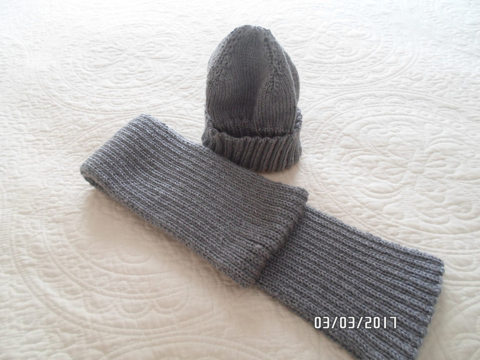 Men's Hat & Scarf Set - Etsy