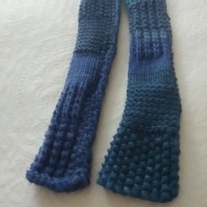 Hand Knit Chunky Sampler Scarf Ready to Ship - Etsy