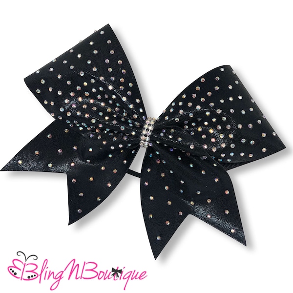 Rhinestone Cheer Bow - Etsy