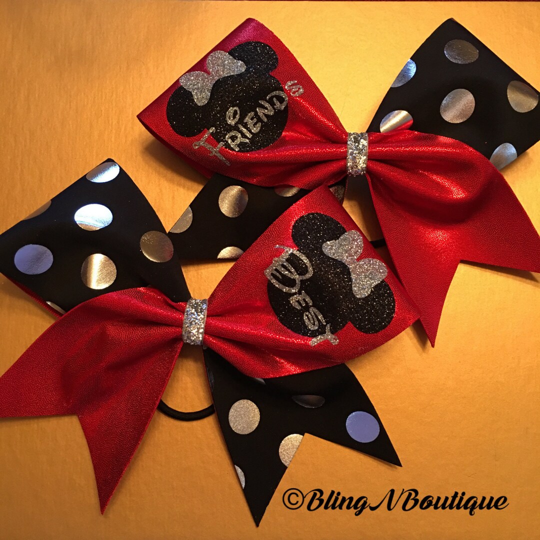 Best Friends Jester Cheer Bows - Etsy