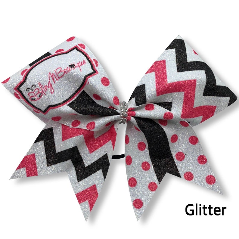 Instagram Cheer Bow Pink & Purple Ombre Glitter Cheer Bow - Etsy