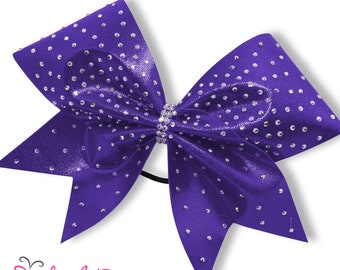 Purple Cheer Bow | Etsy