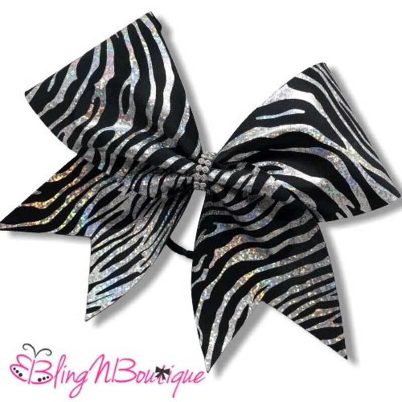 Zebra Hair Bow - Etsy