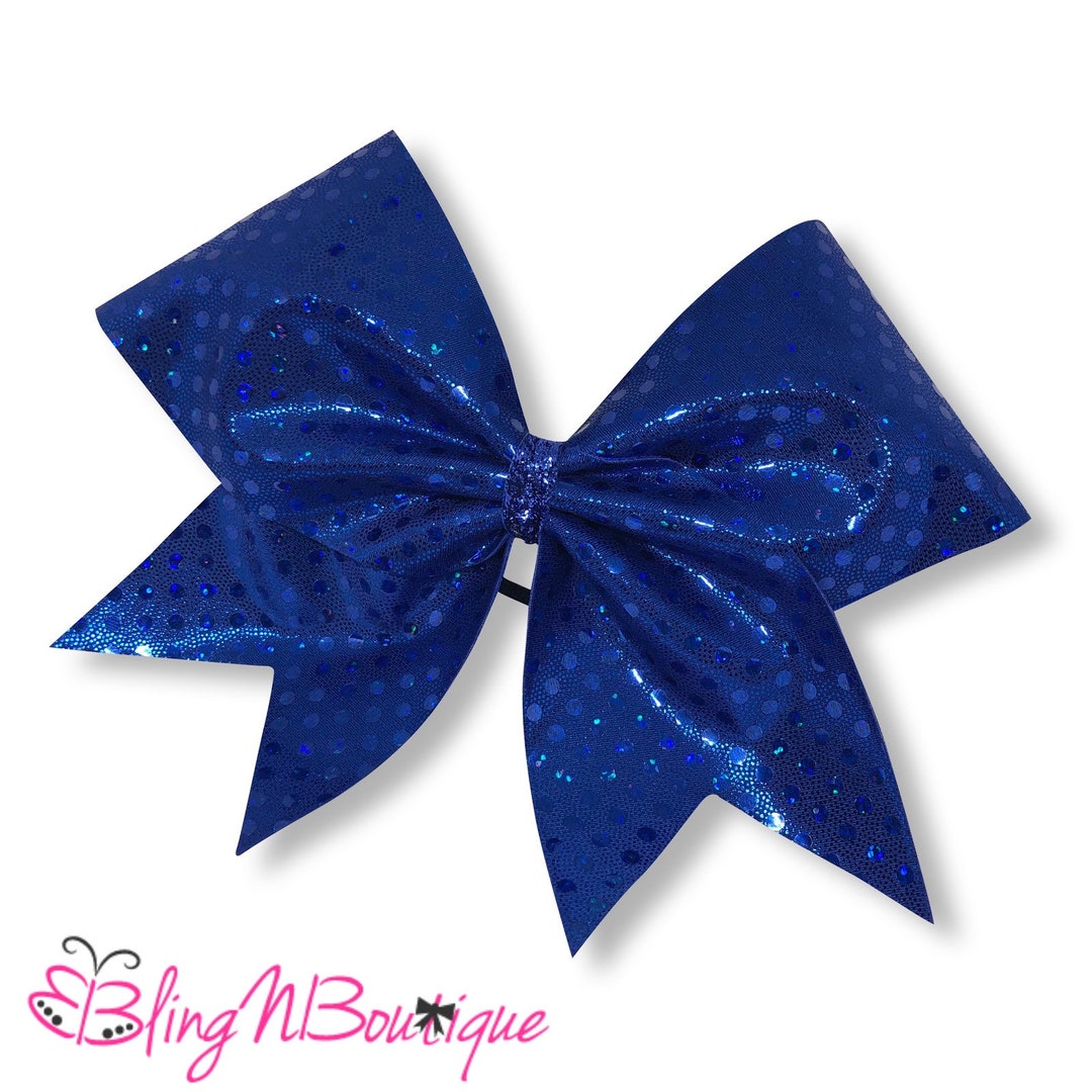 Royal Blue Cheer Bow, Practice Bow, All Star Cheer Bow, Competition ...
