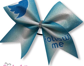 Instagram Cheer Bow Pink & Purple Ombre Glitter Cheer Bow | Etsy