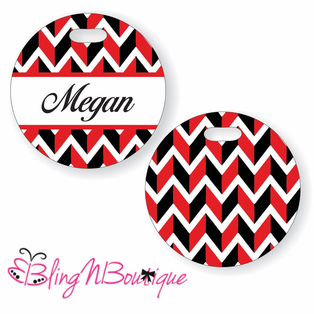 Round Bag Tag, Cheer Bag Tag, Cheer Gift - Etsy