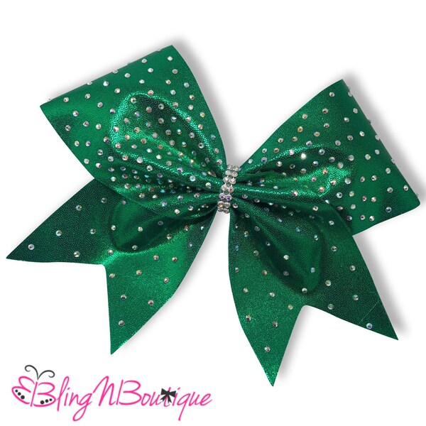 Green Cheer Bow - Etsy