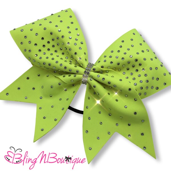 Neon Yellow Bow - Etsy