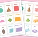 Color and Shape Flash Cards-printable PDF Download - Etsy