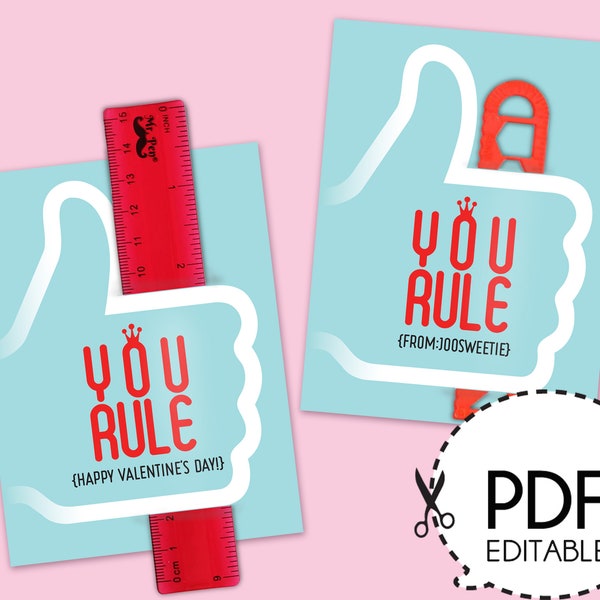 Valentine Favor Tags - Etsy