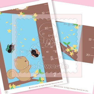 Squirrel Growth Chart-printable PDF Download - Etsy