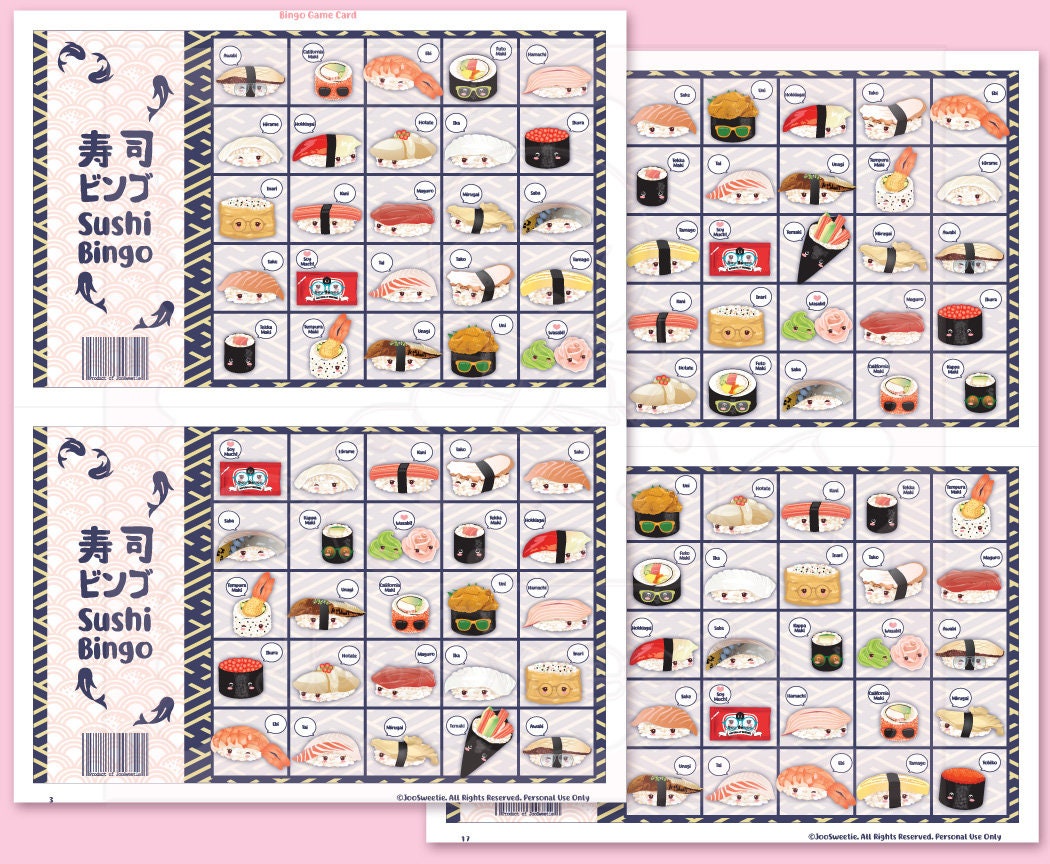 Party Favors & Games Party Games Welcome to Japan Bingo Game Kit ...