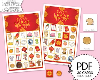 Printable Lunar New Year Game - Etsy