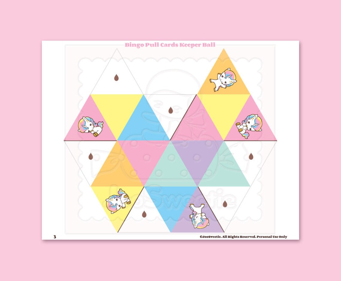 Unicorn Magic Bingo Game Kitprintable PDF Download - Etsy
