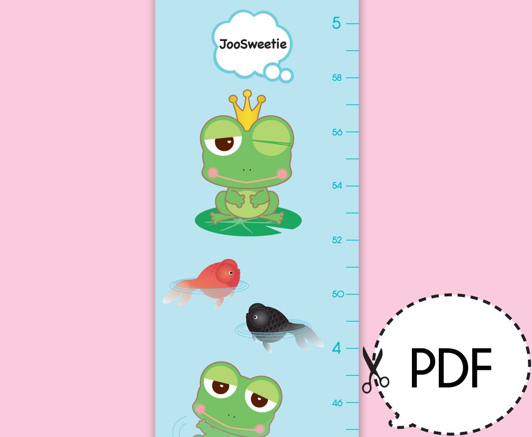 Frog Life Cycle Growth Chart-printable PDF Download | Etsy