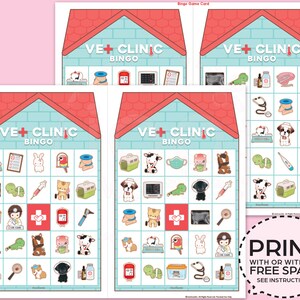 Vet Clinic Bingo Game Kit | PDF Download - Etsy