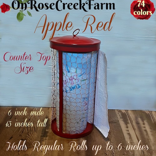 Paper Plate Holder Apple Decor Apple Kitchen Decor Apple - Etsy