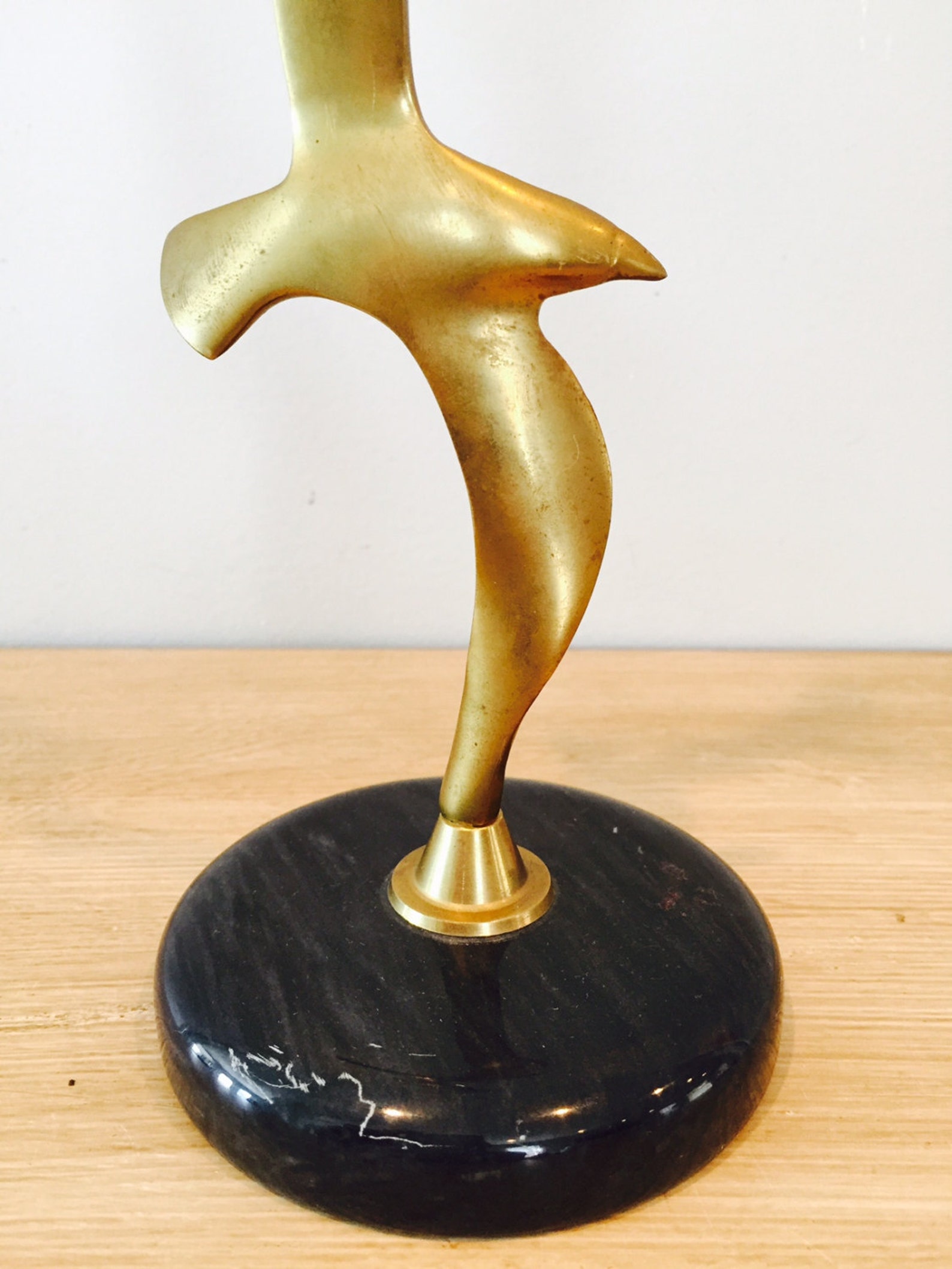 Vintage Mid Century Modern Gatco Solid Brass Seagull Sculpture Seagulls ...