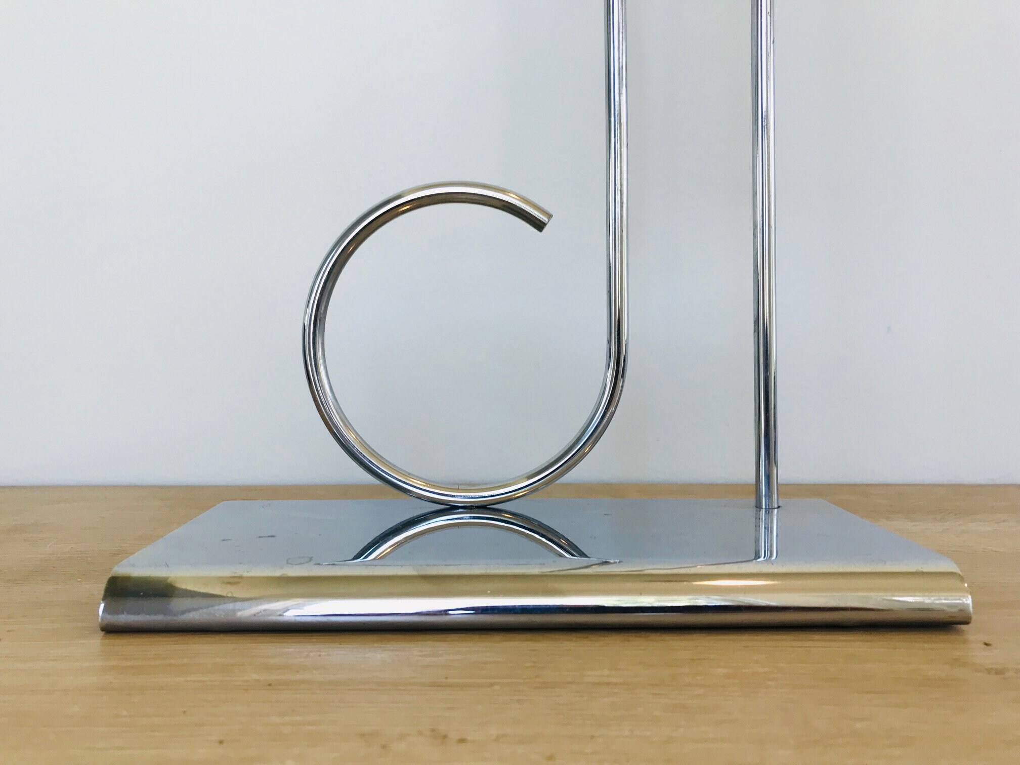 Vintage Mid Century Modern Chrome Store Display Stand | Etsy