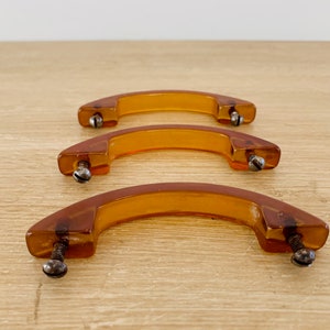 Vintage Bakelite Drawer Handles Set of 3 - Etsy