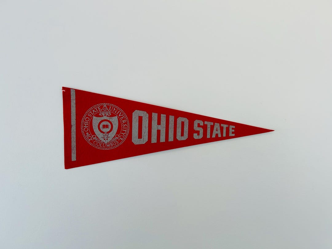 Vintage the Ohio State University Full Size Pennant - Medium Size - Etsy
